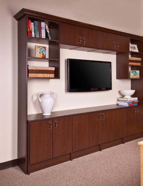 Custom Built-In Entertainment Centers and Media Wall Cabinets