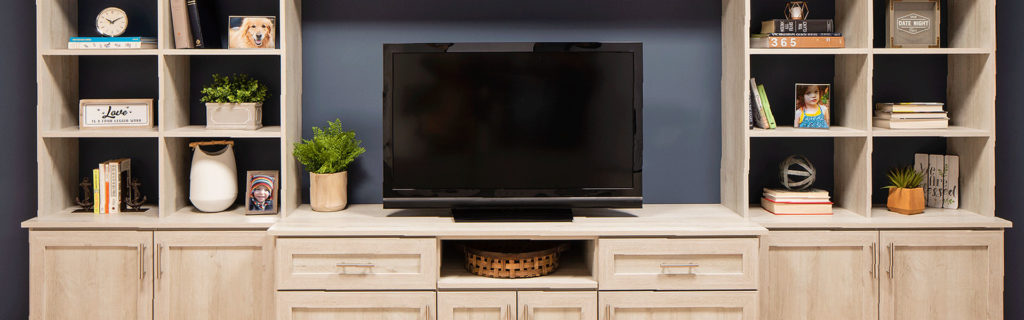 Custom Built-In Entertainment Centers and Media Wall Cabinets
