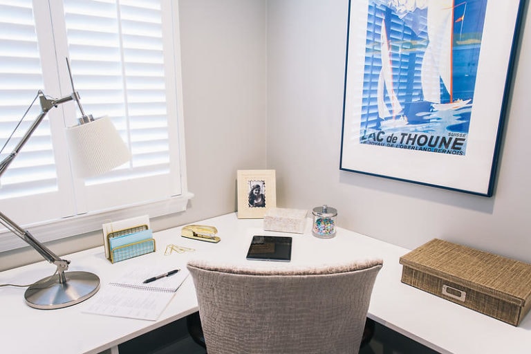 Custom Home Office Design: Shelving Systems & Closet Storage