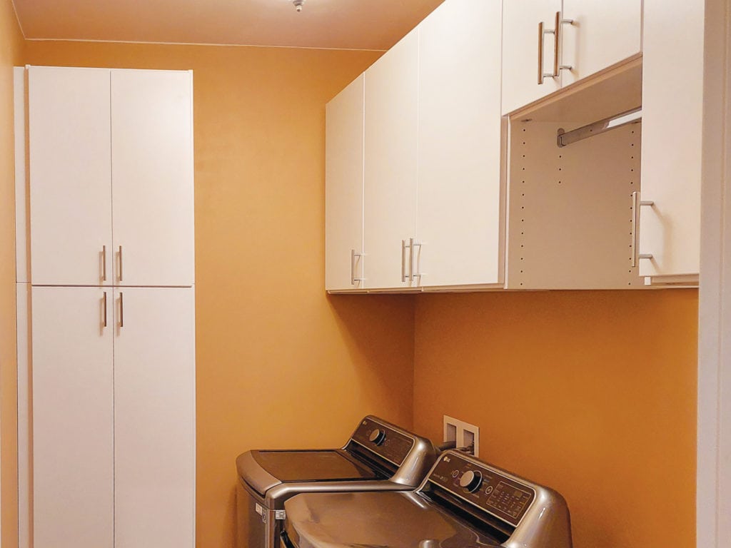 Off-The-Wall Laundry Room Ideas: Wall-Mounted Storage
